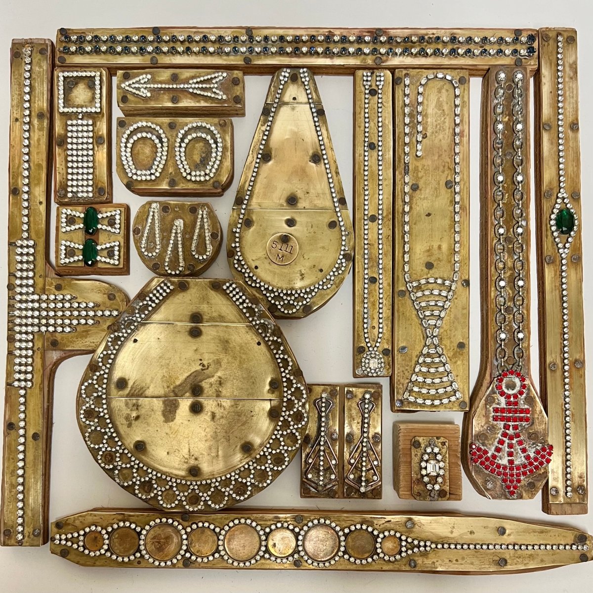 Home Decor - Vintage ‘Bejeweled’ Art – Angela Clark Boutique